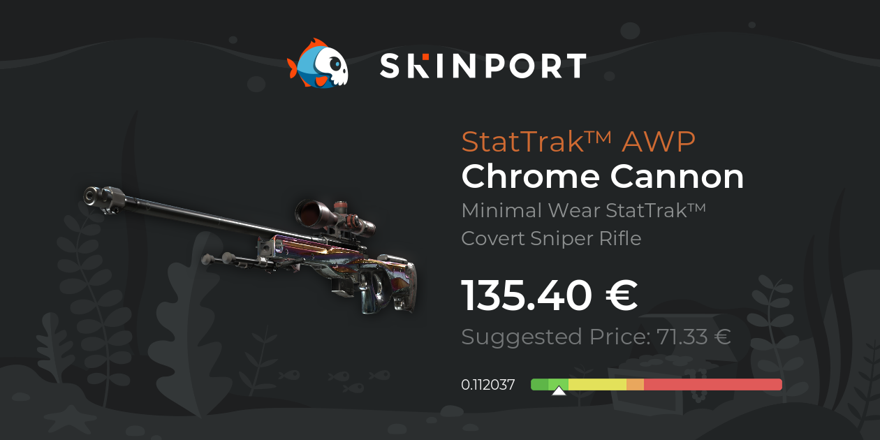 StatTrak™ AWP | Chrome Cannon (Minimal Wear) - Counter-Strike 2 - Skinport