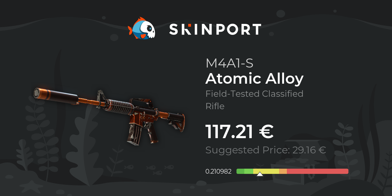 M4A1-S | Atomic Alloy (Field-Tested) - Counter-Strike 2 - Skinport