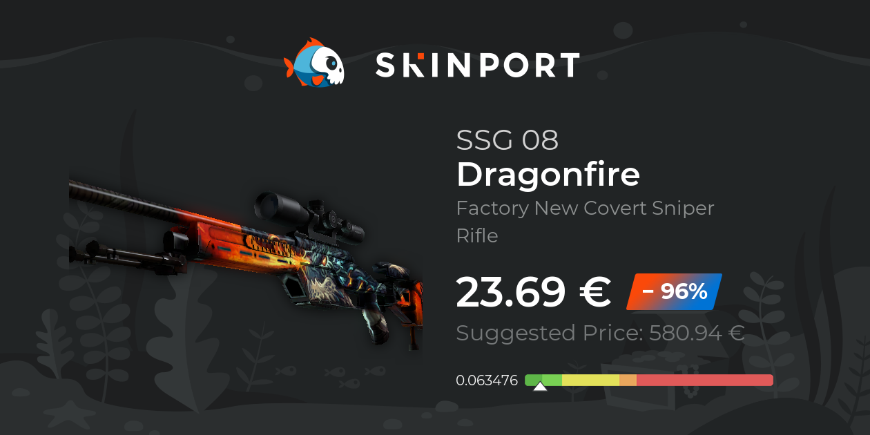 SSG 08 | Dragonfire (Factory New) - Counter-Strike 2 - Skinport