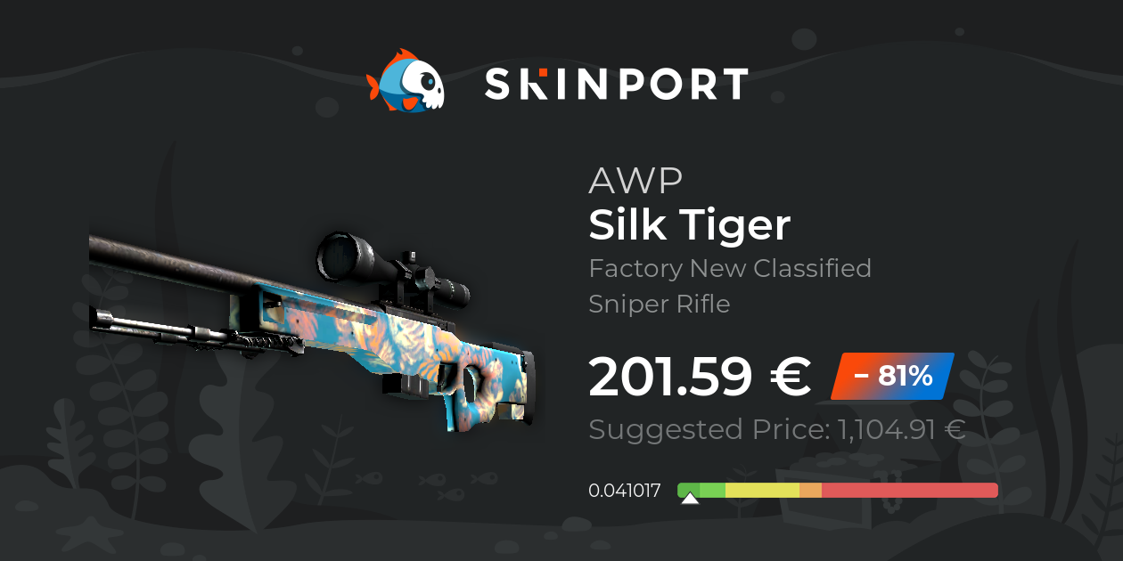 AWP | Silk Tiger (Factory New) - Counter-Strike 2 - Skinport