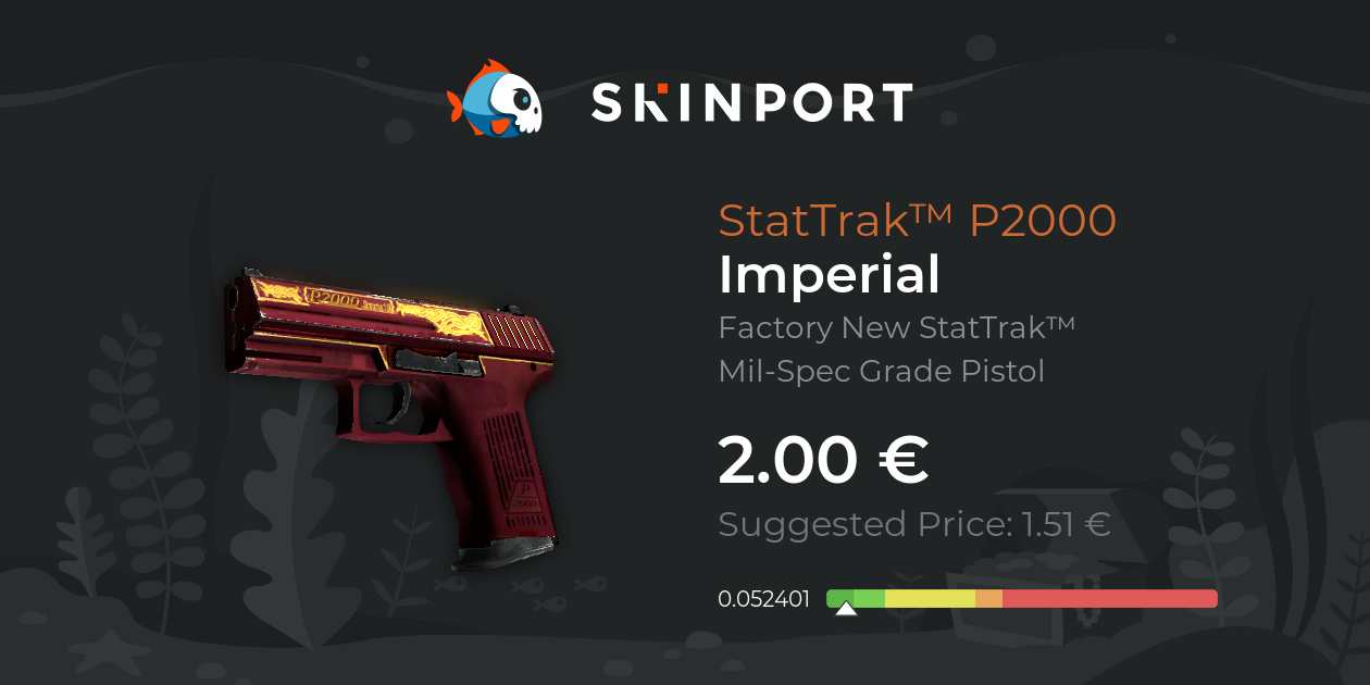 StatTrak™ P2000 | Imperial (Factory New) - CS2 - Skinport