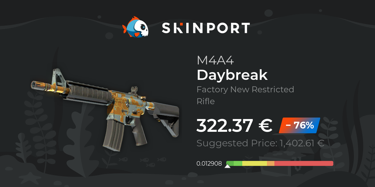 M4A4 | Daybreak (Factory New) - Counter-Strike 2 - Skinport