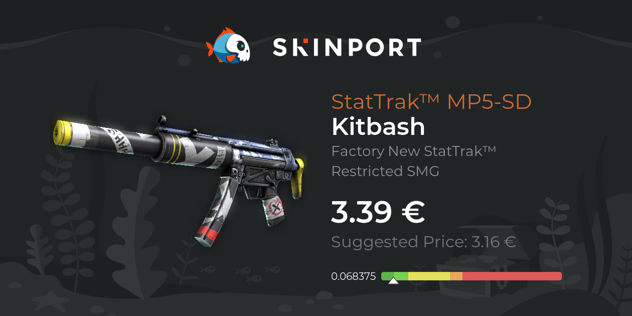 StatTrak™ MP5-SD | Kitbash (Factory New) - Counter-Strike 2 - Skinport