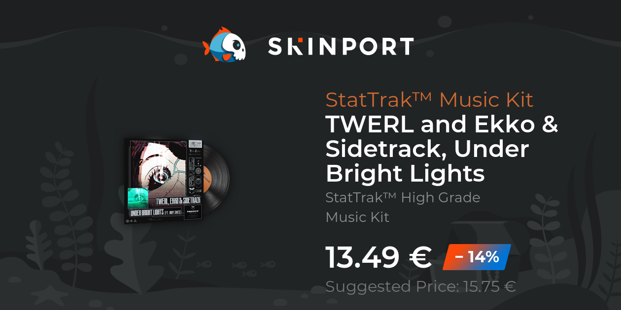 StatTrak™ Music Kit | TWERL and Ekko & Sidetrack, Under Bright Lights ...