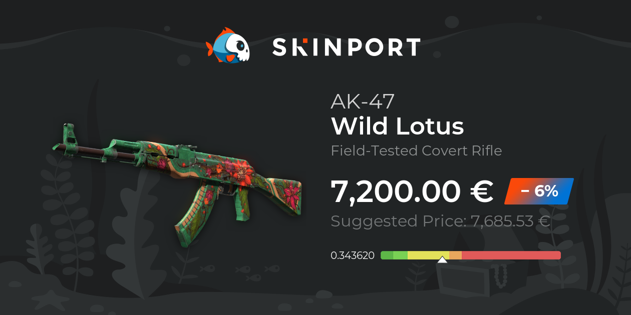 AK-47 | Wild Lotus (Field-Tested) - Counter-Strike 2 - Skinport