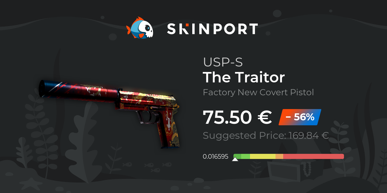 USP-S | The Traitor (Factory New) - CS2 - Skinport