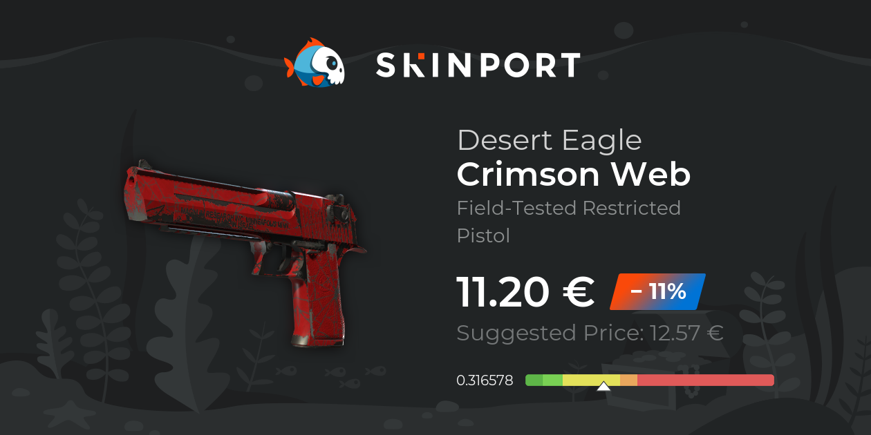 Desert Eagle | Crimson Web (Field-Tested) - Counter-Strike 2 - Skinport