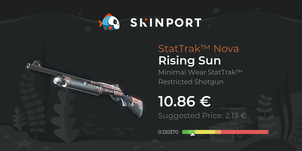 StatTrak™ Nova | Rising Sun (Minimal Wear) - Counter-Strike 2 - Skinport