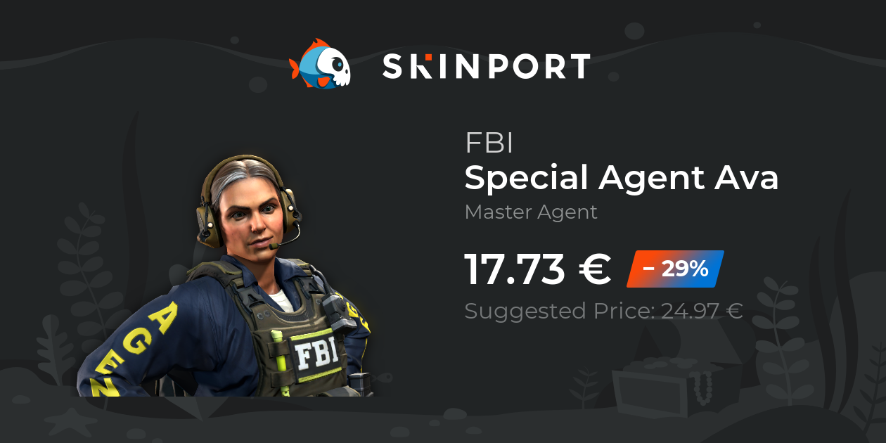 Special Agent Ava | FBI - Counter-Strike 2 - Skinport