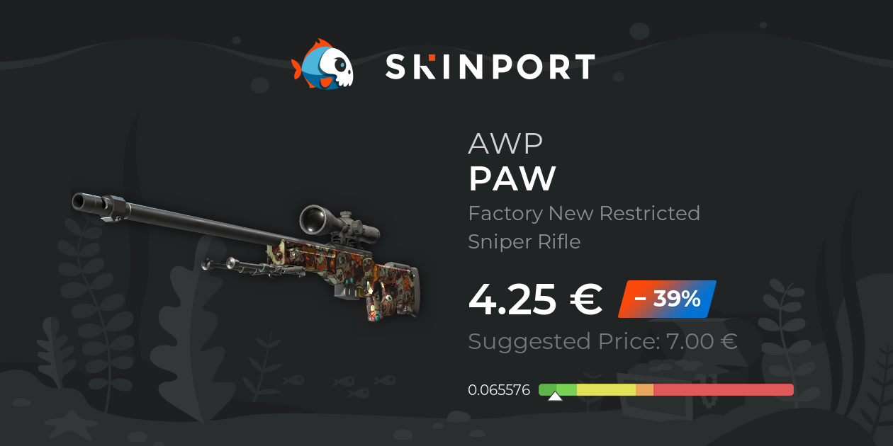 AWP | PAW (Factory New) - Counter-Strike 2 - Skinport