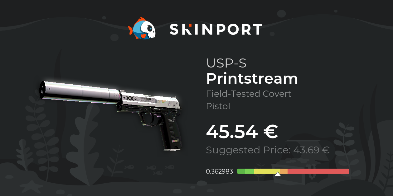 USP-S | Printstream (Field-Tested) - CS2 - Skinport