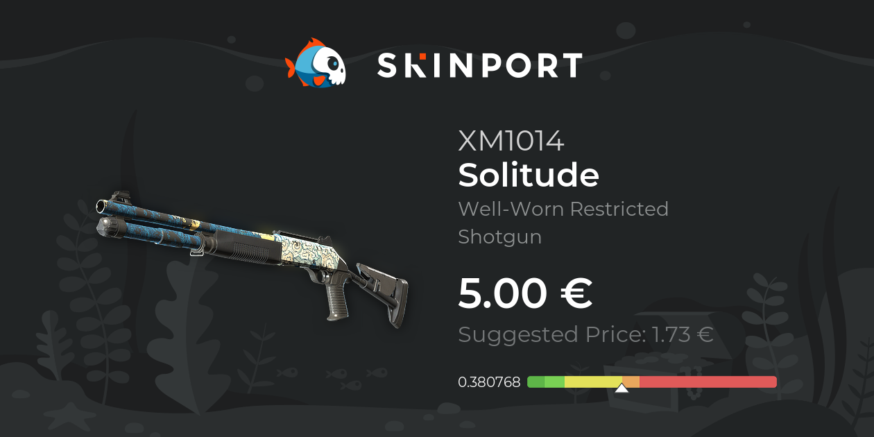 XM1014 | Solitude (Well-Worn) - Counter-Strike 2 - Skinport
