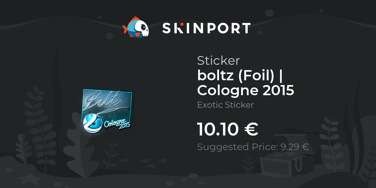 Sticker | boltz (Foil) | Cologne 2015 - Counter-Strike 2 - Skinport