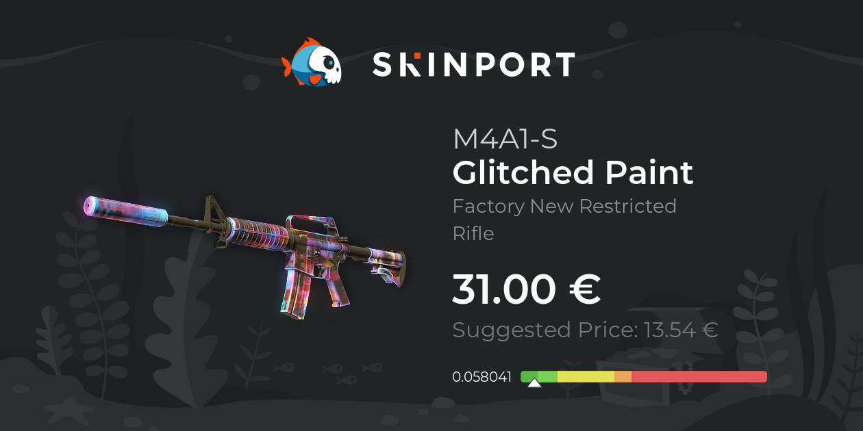 M4A1-S | Glitched Paint (Factory New) - Counter-Strike 2 - Skinport