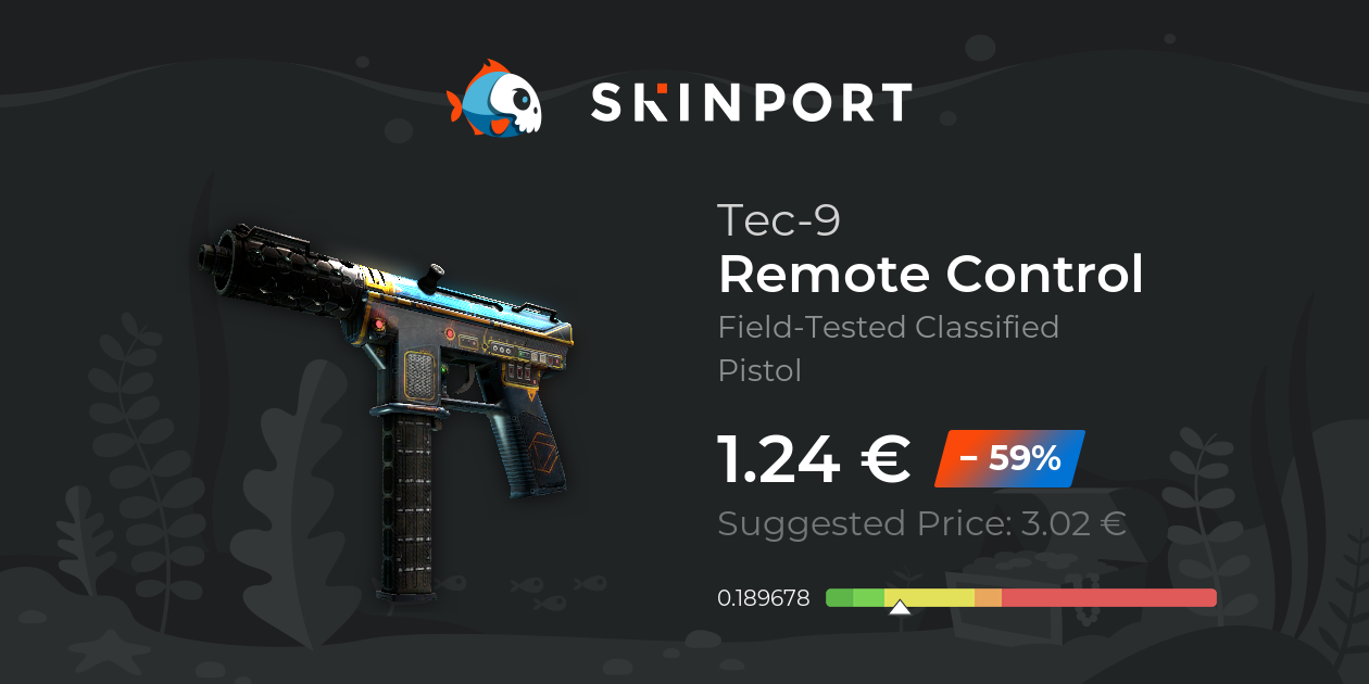 Tec-9 | Remote Control (Field-Tested) - Counter-Strike 2 - Skinport