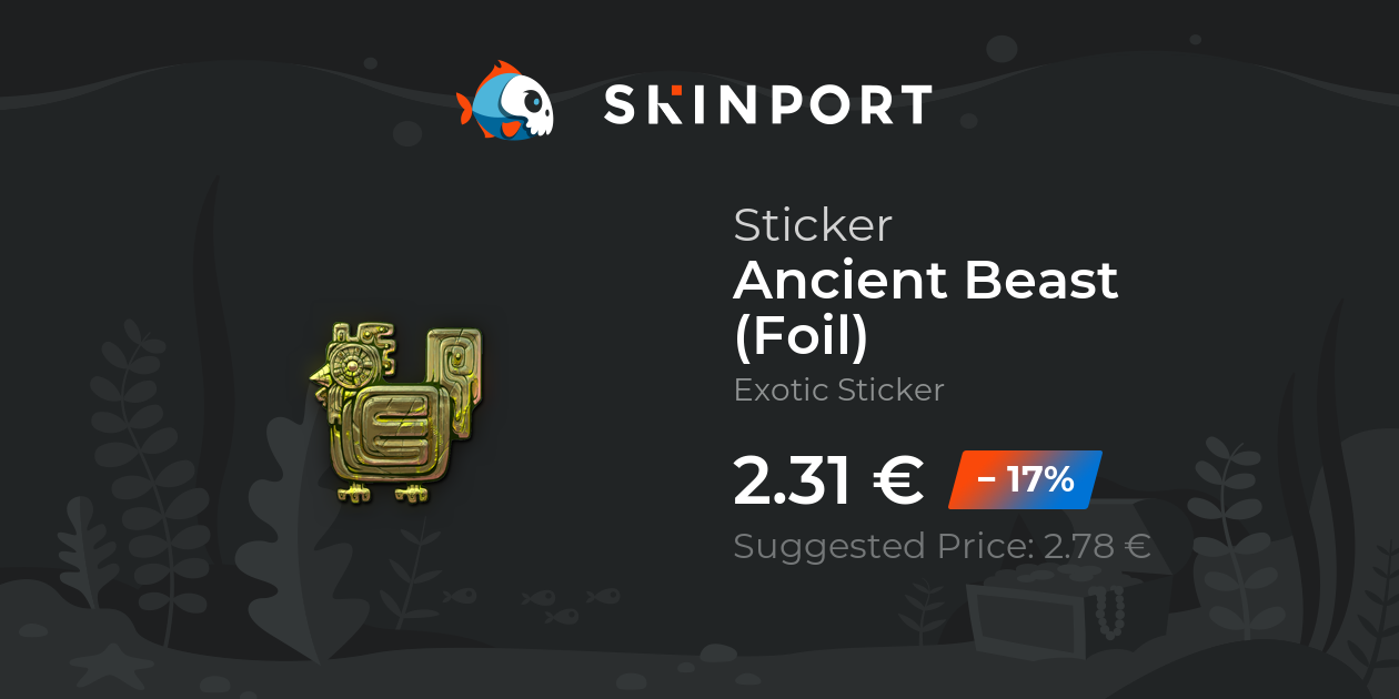 Sticker | Ancient Beast (Foil) - Counter-Strike 2 - Skinport