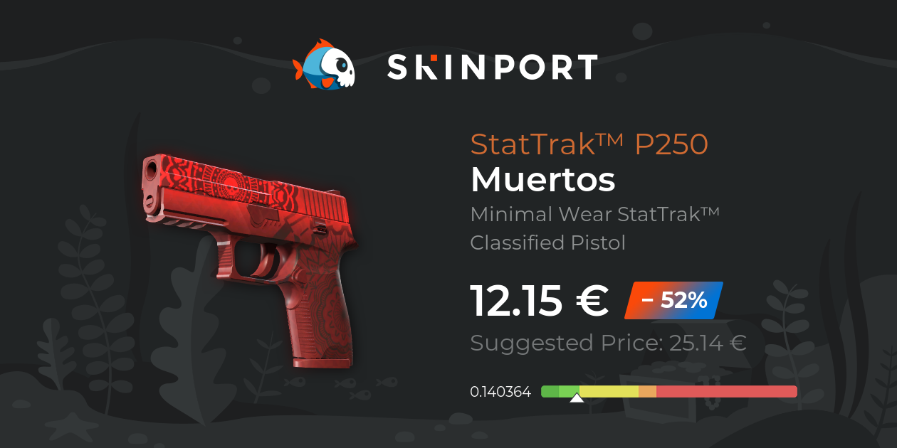 StatTrak™ P250 | Muertos (Minimal Wear) - Counter-Strike 2 - Skinport