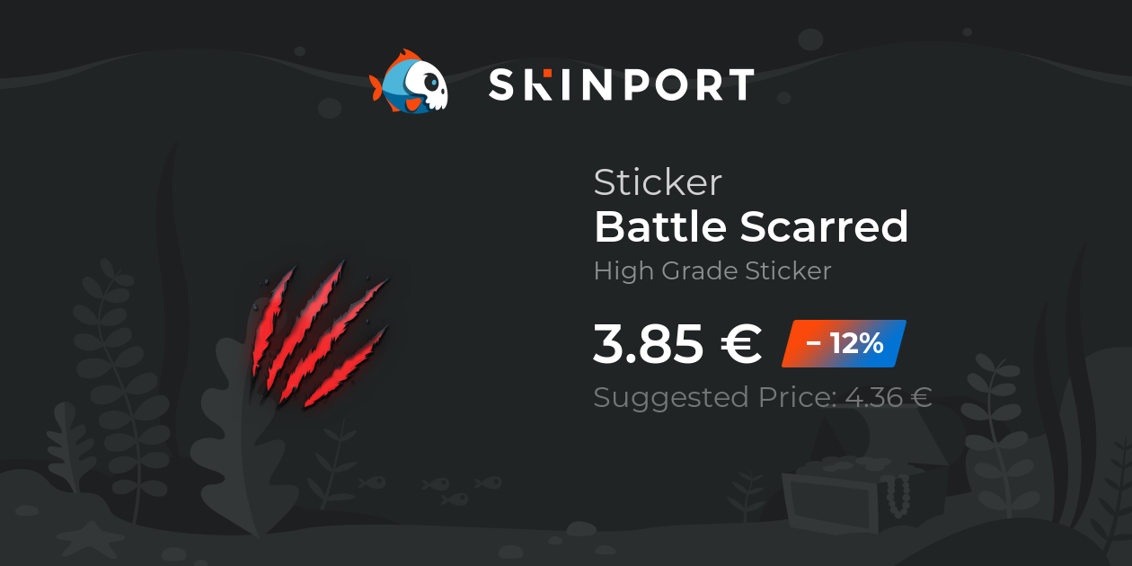 Sticker | Battle Scarred - Counter-Strike 2 - Skinport