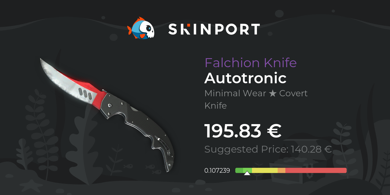 Falchion Knife | Autotronic (Minimal Wear) - Counter-Strike 2 - Skinport