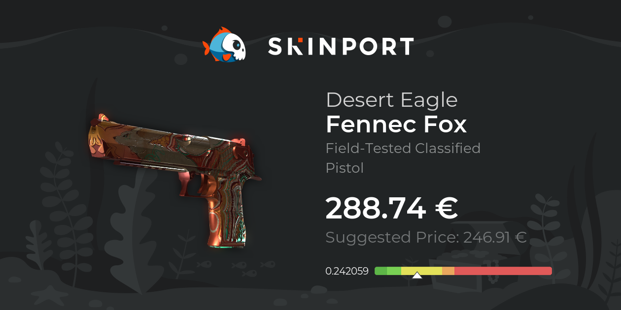 Desert Eagle | Fennec Fox (Field-Tested) - Counter-Strike 2 - Skinport