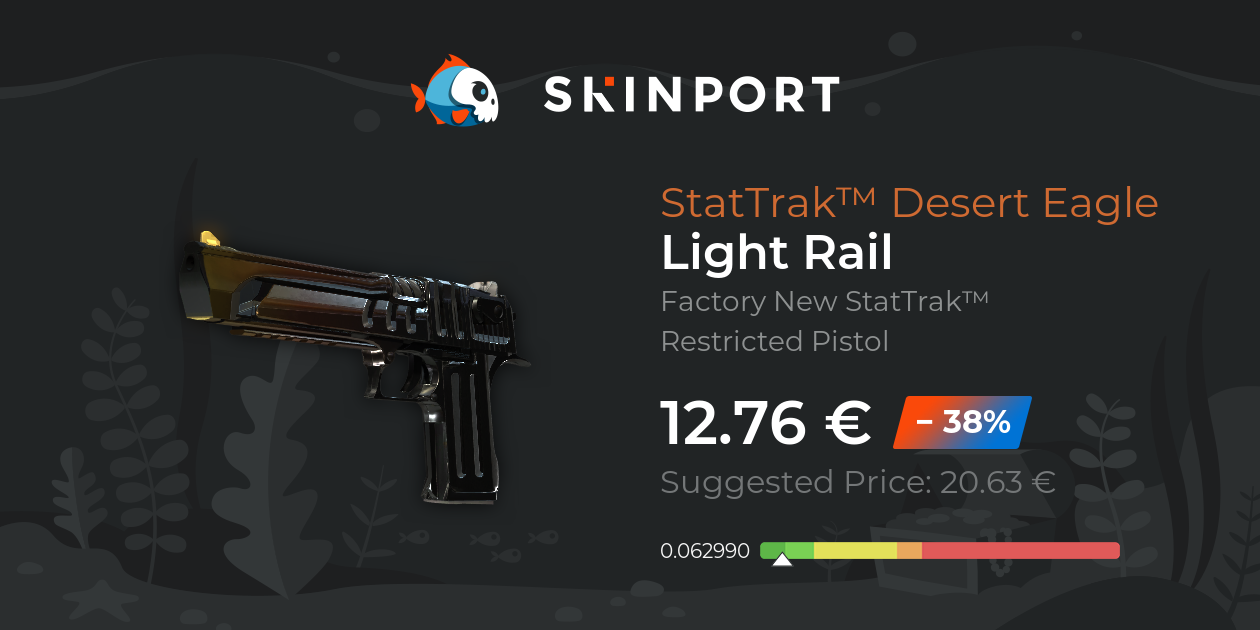 StatTrak™ Desert Eagle | Light Rail (Factory New) - Counter-Strike 2 ...