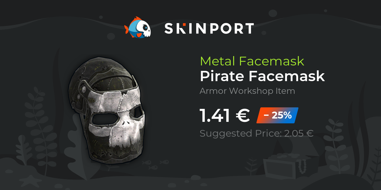 Pirate Facemask - Rust - Skinport