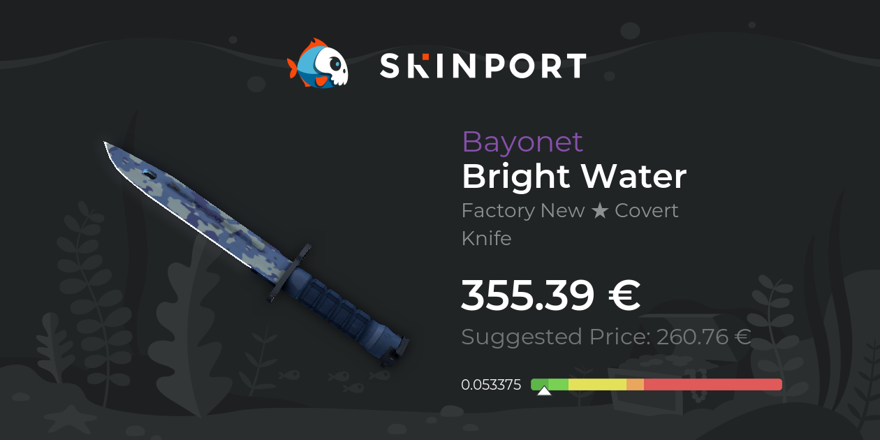 Bayonet | Bright Water (Factory New) - CS2 - Skinport