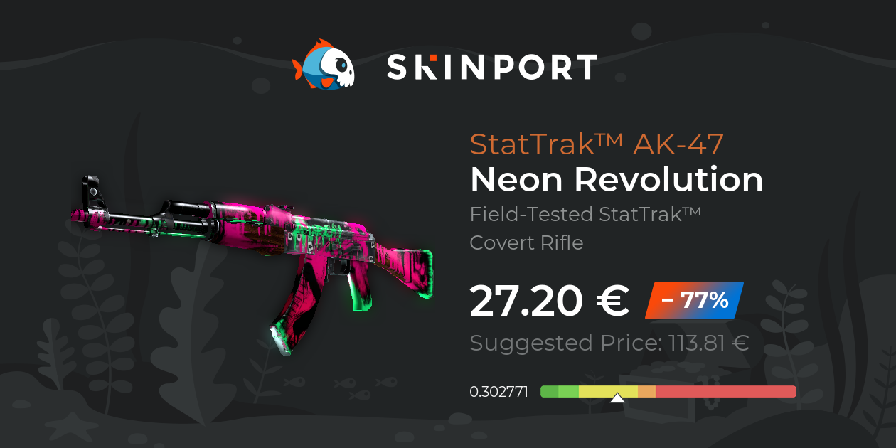 StatTrak™ AK-47 | Neon Revolution (Field-Tested) - Counter-Strike 2 ...
