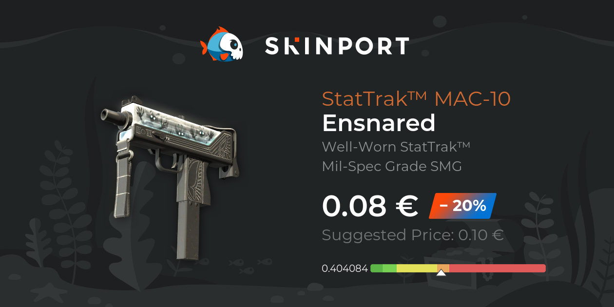 StatTrak™ MAC-10 | Заточение (Поношенное) - Counter-Strike 2 - Skinport