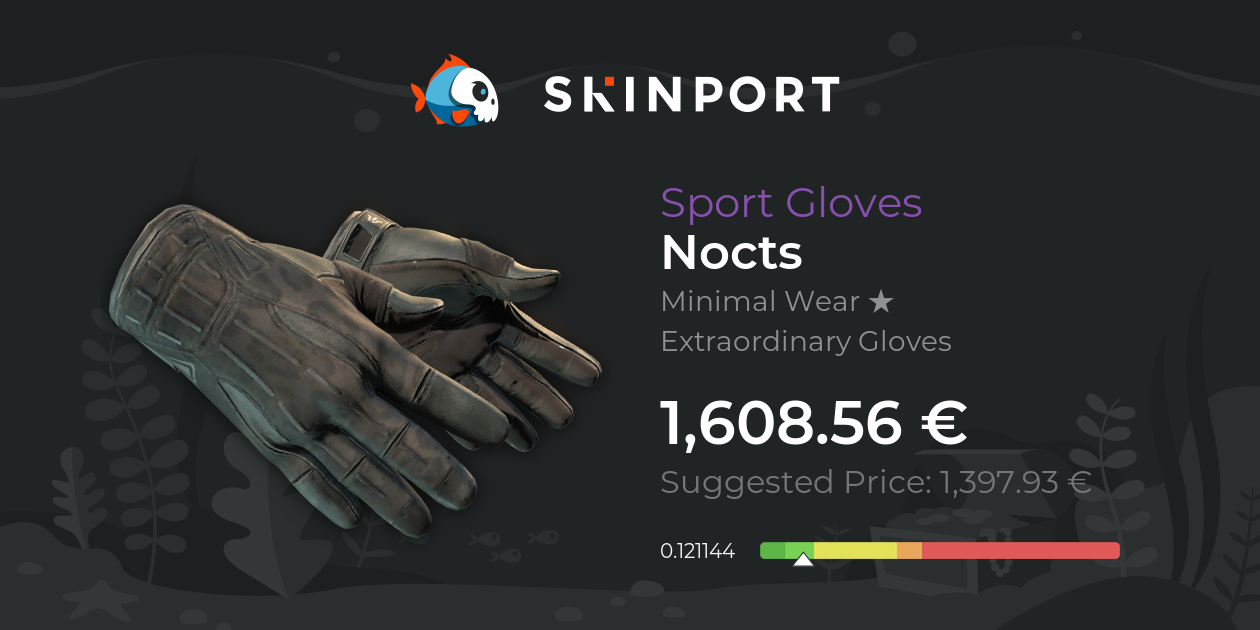 Sport Gloves | Nocts (Minimal Wear) - Counter-Strike 2 - Skinport