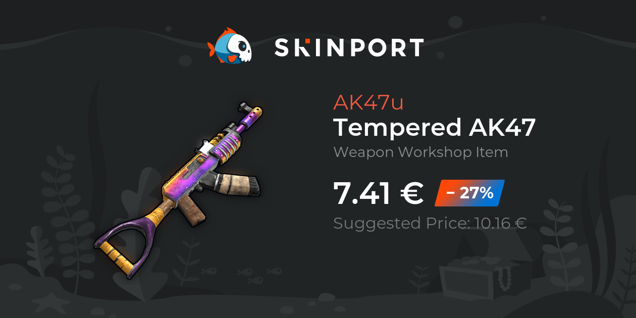 Tempered AK47 - Rust - Skinport