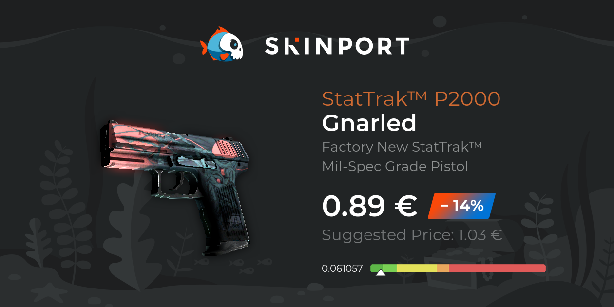 StatTrak™ P2000 | Gnarled (Factory New) - CS:GO - Skinport