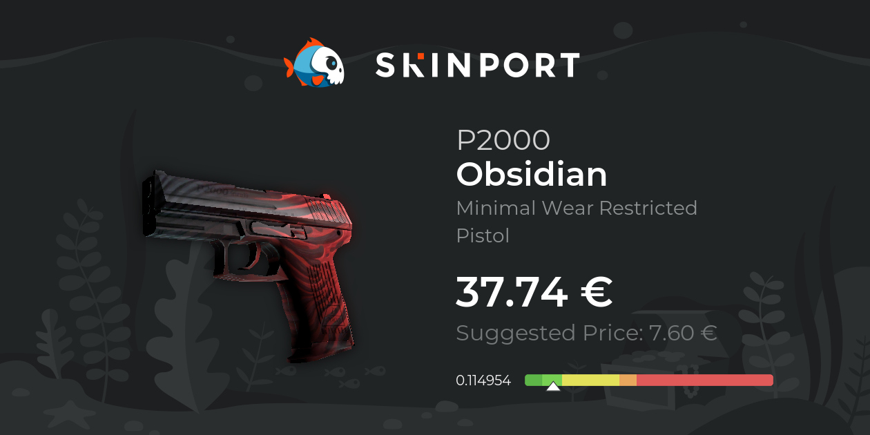 P2000 | Obsidian (Minimal Wear) - Counter-Strike 2 - Skinport