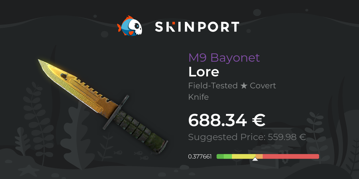 M9 Bayonet | Lore (Field-Tested) - Counter-Strike 2 - Skinport