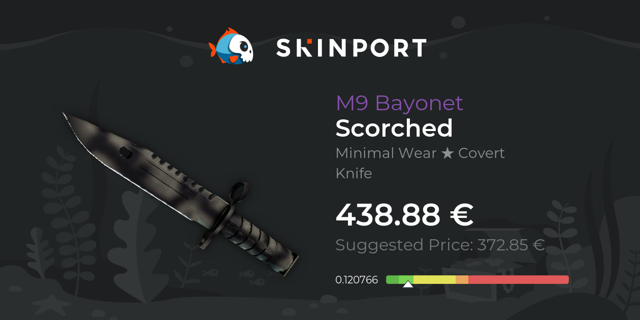 M9 Bayonet | Scorched (Minimal Wear) - Counter-Strike 2 - Skinport