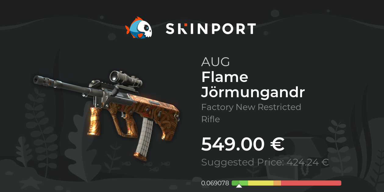 AUG | Jörmungandr Flameante (Recién fabricado) - Counter-Strike 2 ...