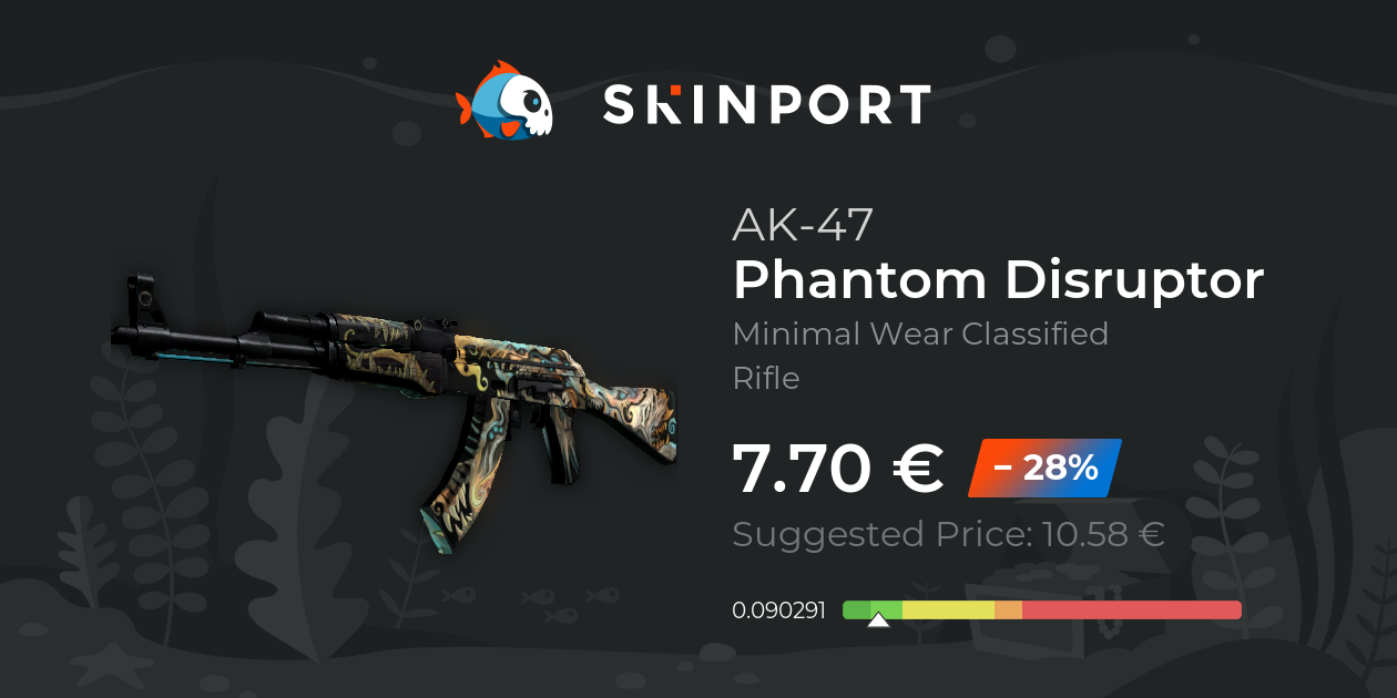 AK-47 | Phantom Disruptor (Minimal Wear) - CS:GO - Skinport