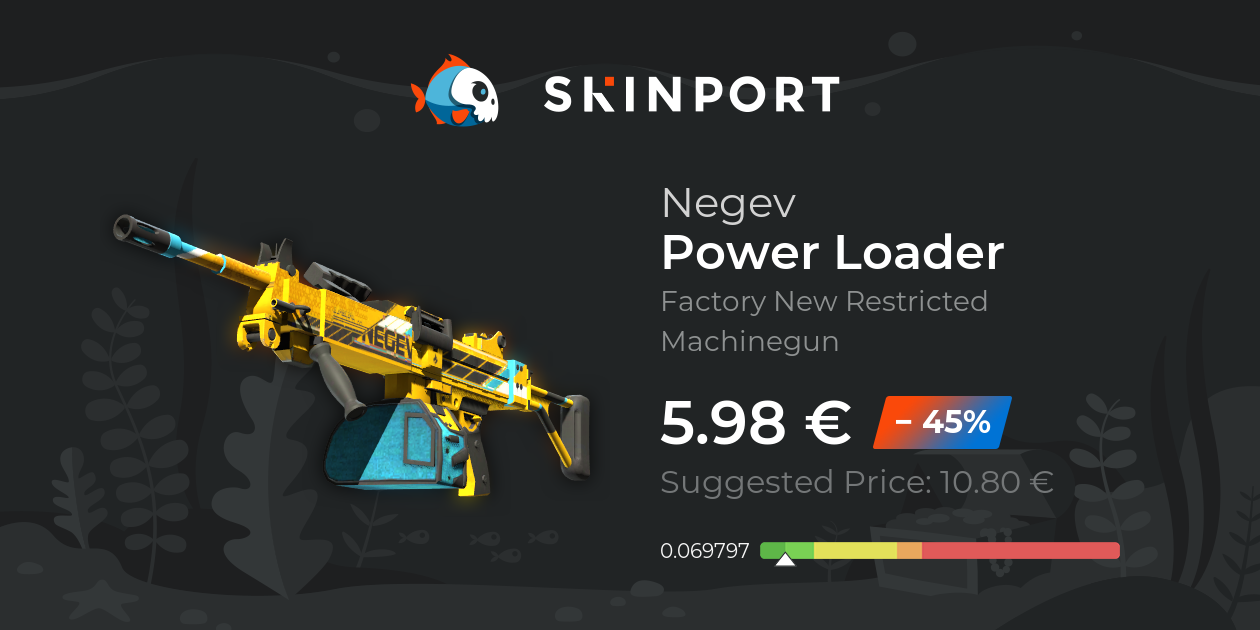 Negev | Power Loader (Factory New) - Counter-Strike 2 - Skinport