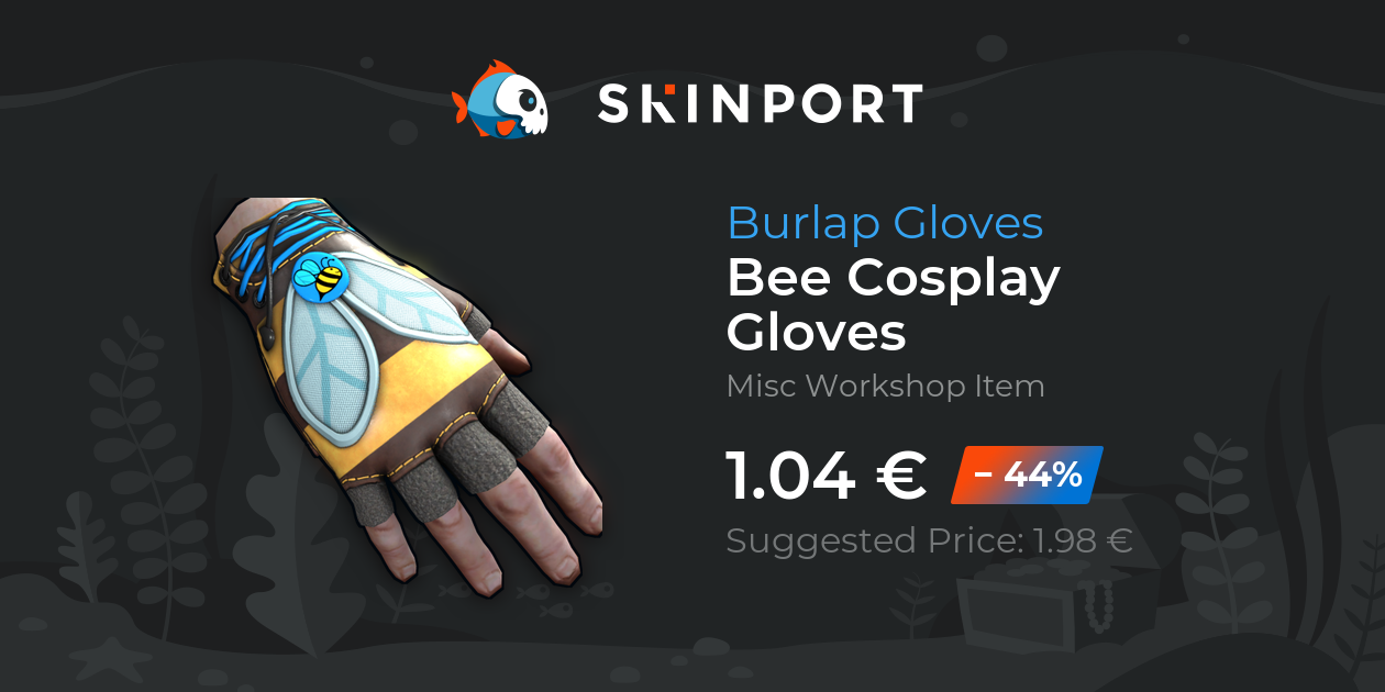 Bee Cosplay Gloves - Rust - Skinport
