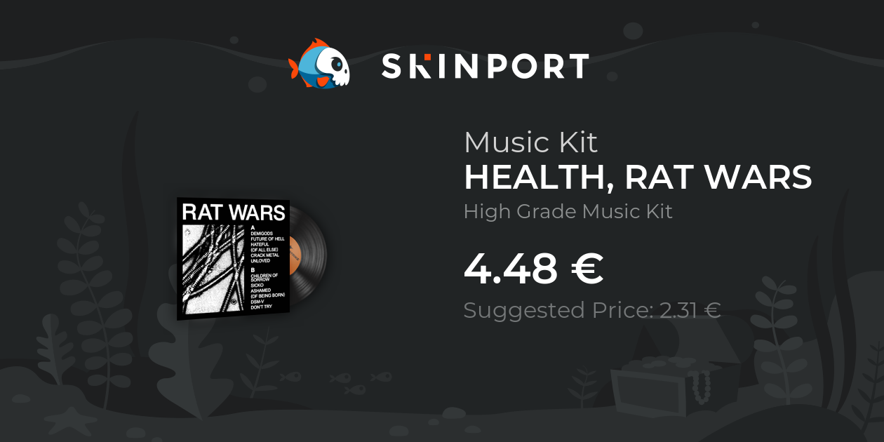 Music Kit | HEALTH, RAT WARS - Counter-Strike 2 - Skinport