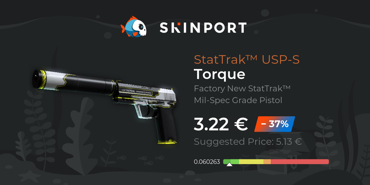 StatTrak™ USP-S | Torque (Factory New) - Counter-Strike 2 - Skinport