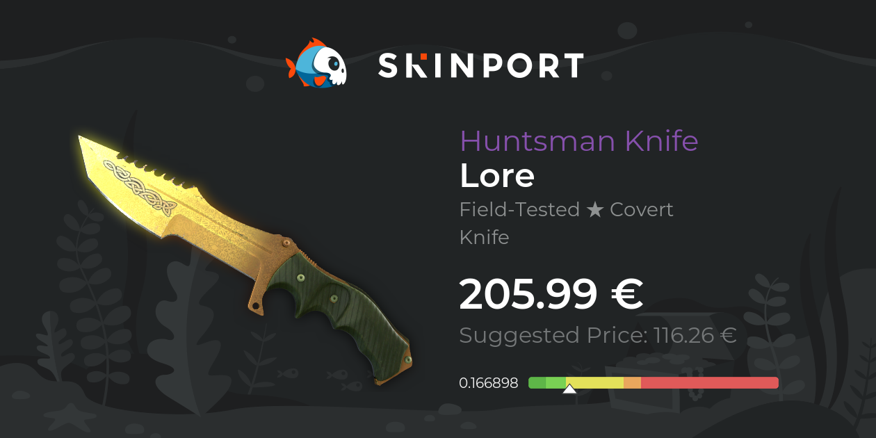 Huntsman Knife | Lore (Field-Tested) - Counter-Strike 2 - Skinport