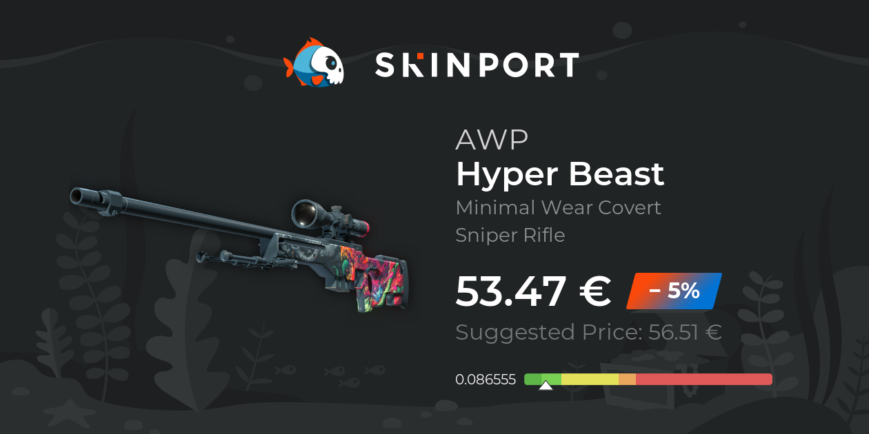 AWP | Hyper Beast (Minimal Wear) - Counter-Strike 2 - Skinport