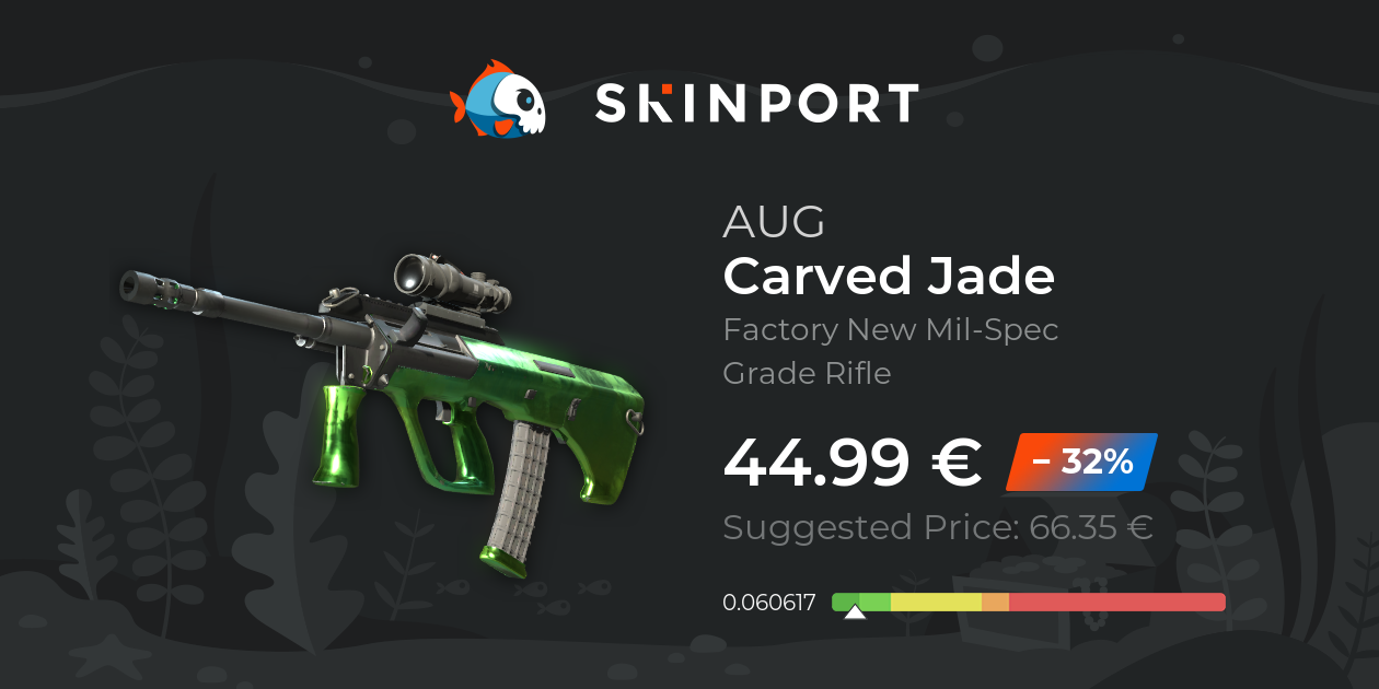 AUG | Carved Jade (Factory New) - Counter-Strike 2 - Skinport