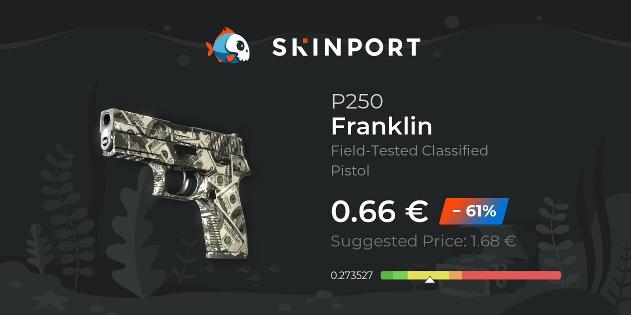 P250 | Franklin (Field-Tested) - Counter-Strike 2 - Skinport