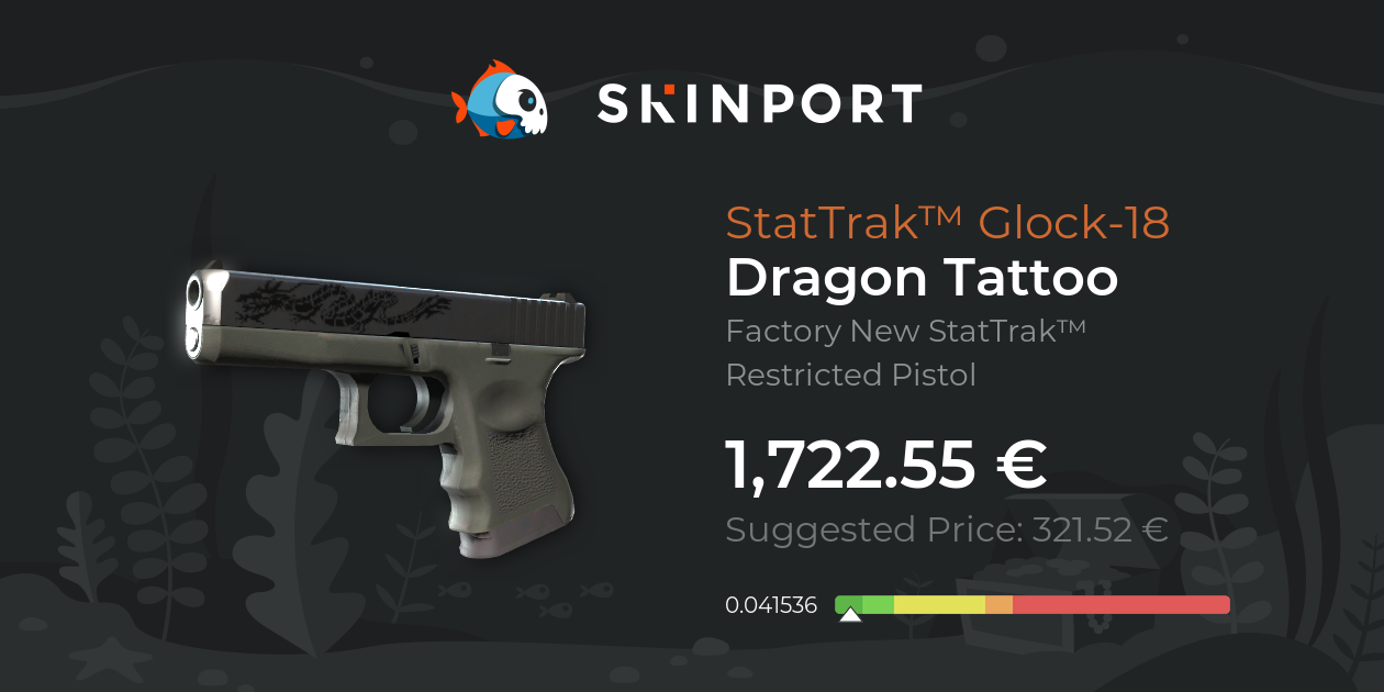 StatTrak™ Glock-18 | Dragon Tattoo (Factory New) - Counter-Strike 2 ...