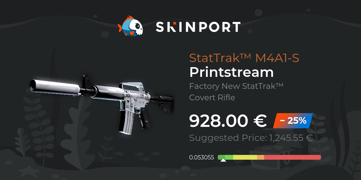 StatTrak™ M4A1-S | Printstream (Factory New) - CS2 - Skinport