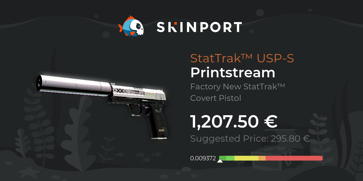 USP-S (StatTrak™) | Printstream (Fabrikneu) - Counter-Strike 2 - Skinport