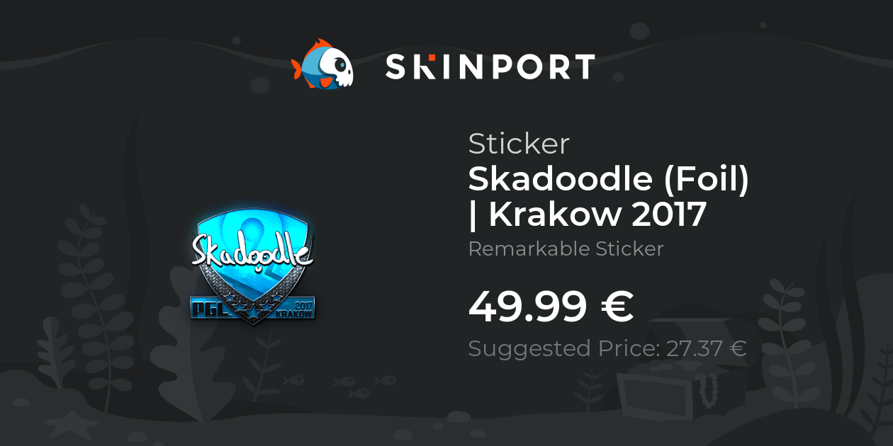 Sticker | Skadoodle (Foil) | Krakow 2017 - Counter-Strike 2 - Skinport