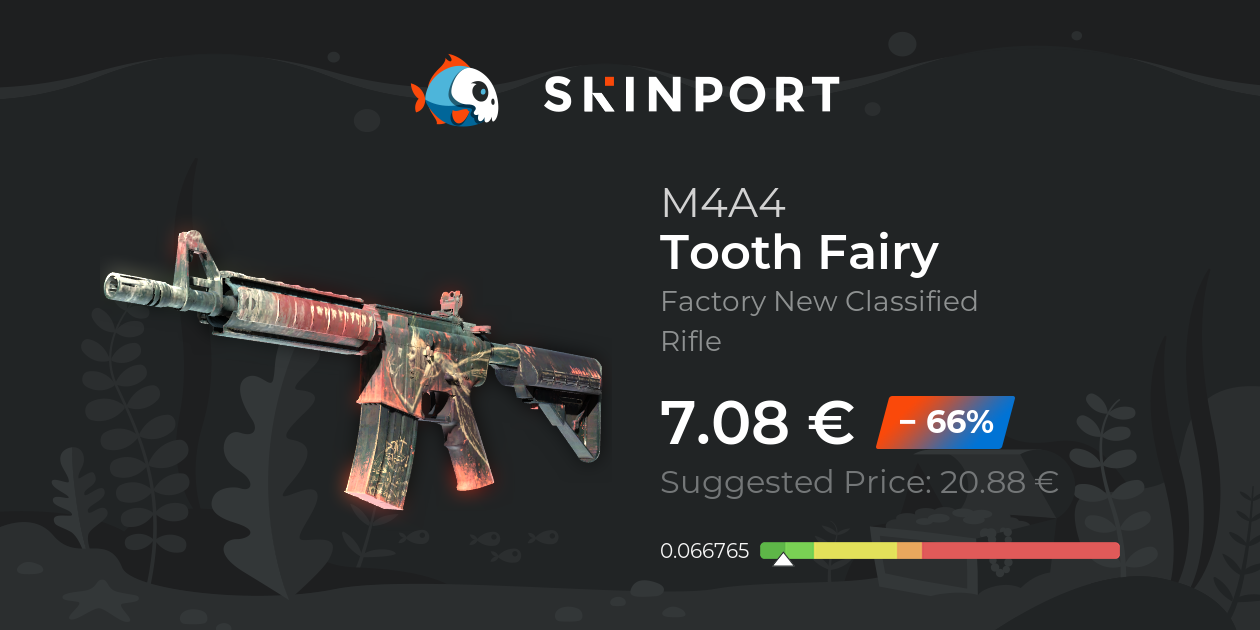 M4A4 | Tooth Fairy (Factory New) - Counter-Strike 2 - Skinport